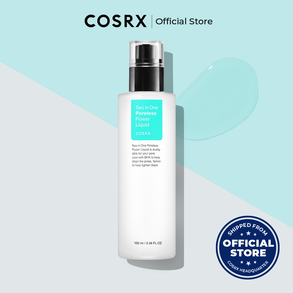 [COSRX OFFICIAL] Two in One Poreless Power Liquid 100ml, BHA, Willow ...