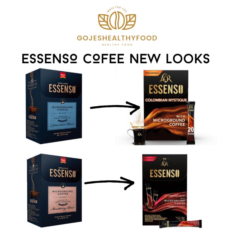 ESSENSO MicroGround BLACK Coffee - COLOMBIAN Blend (2g x 20's) | Shopee ...