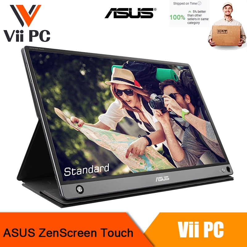 ASUS ZenScreen Touch MB16AMT 15.6" 16:9 Multi-Touch IPS Monitor ...