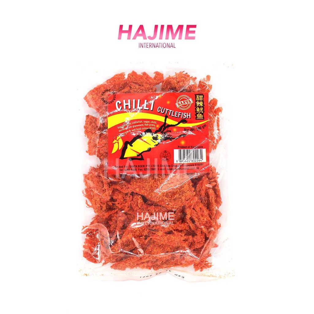 Santa Chilli Sugar Cuttlefish 200g | Shopee Singapore