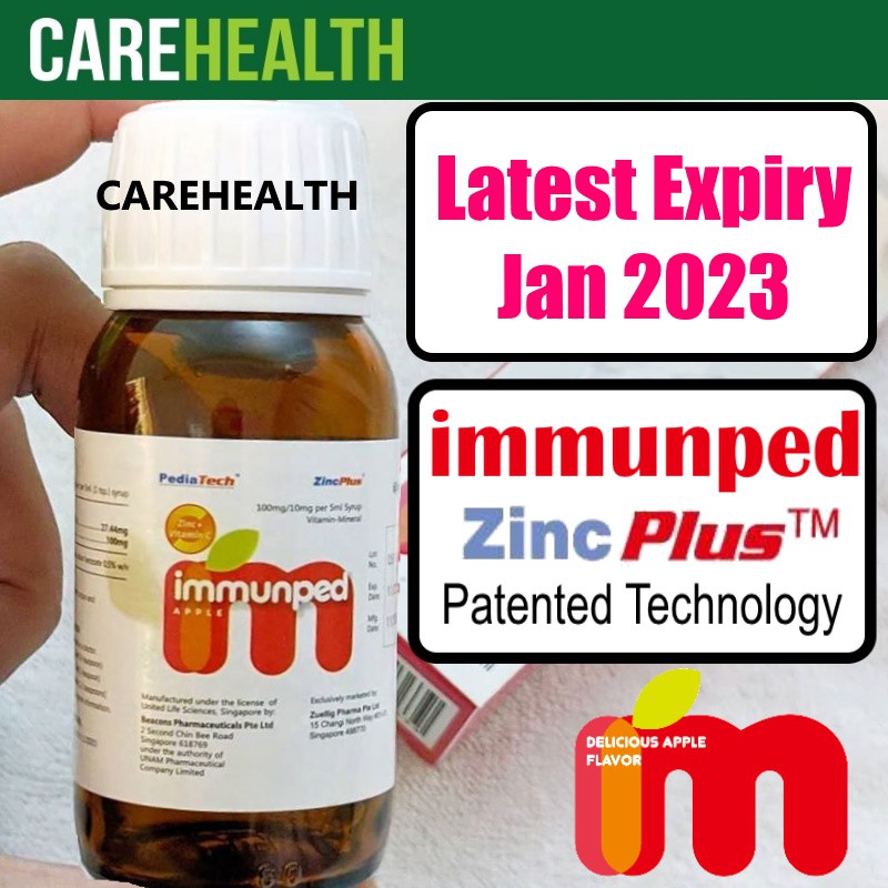 IMMUNPED - Patented Zinc + Vitamin C | Shopee Singapore