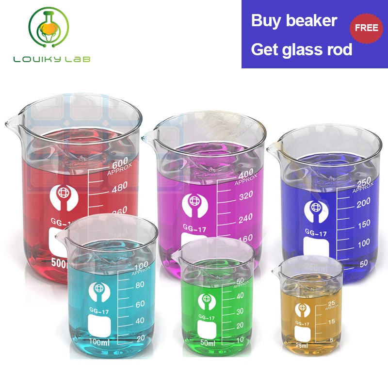 Borosilicate Glass Beaker 25-1000ml High Temperature Resistance ...