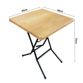 2ft square hardboard foldable table | Shopee Singapore