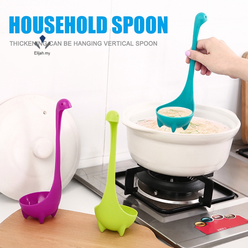 Soup Ladle 2 In 1 Long Handle Filter Spoon Accessories Kitchen ...