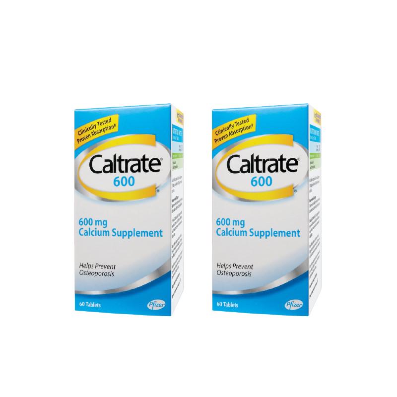 [Bundle of 2] Caltrate Calcium For Bone Health Supplement, 60s | Shopee ...