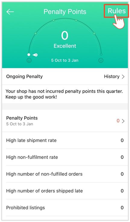 How do I receive notifications and check Penalty Points? | Shopee MY ...