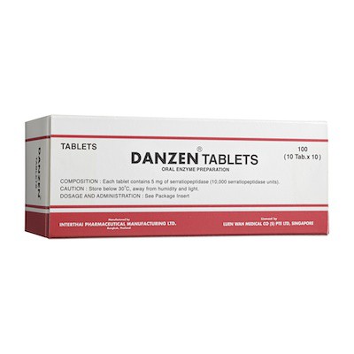 Danzen Oral Enzyme Tablets 100's *Effective for Gum Inflammation and ...