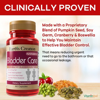EC Bladder Care - 60 Capsules - Bladder Control Supplement to Support ...