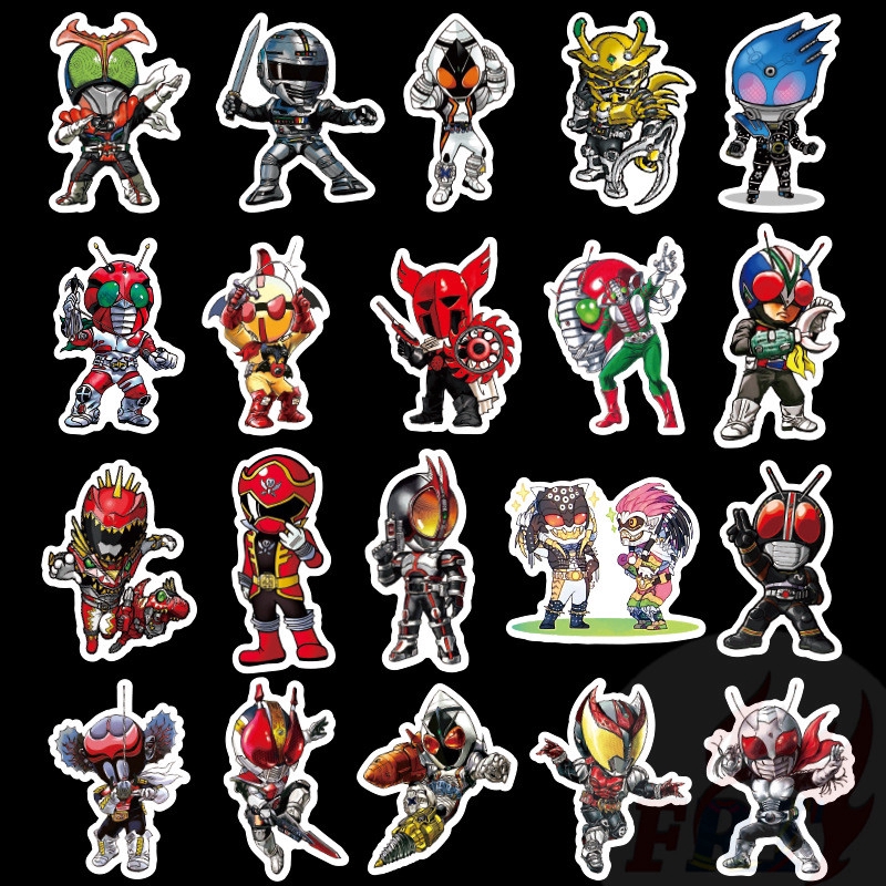Masked Rider Stickers 50Pcs/Set Cartoon TV Show Anime Kamen Rider Mixed ...