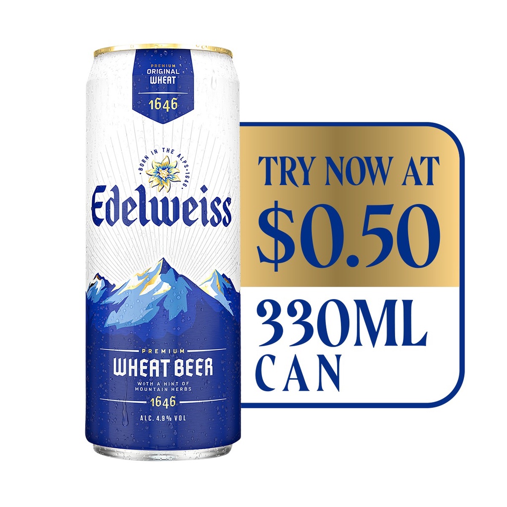 [Sample] Edelweiss Weissbier Wheat Beer 330ml - Limited to 1 per Pax ...
