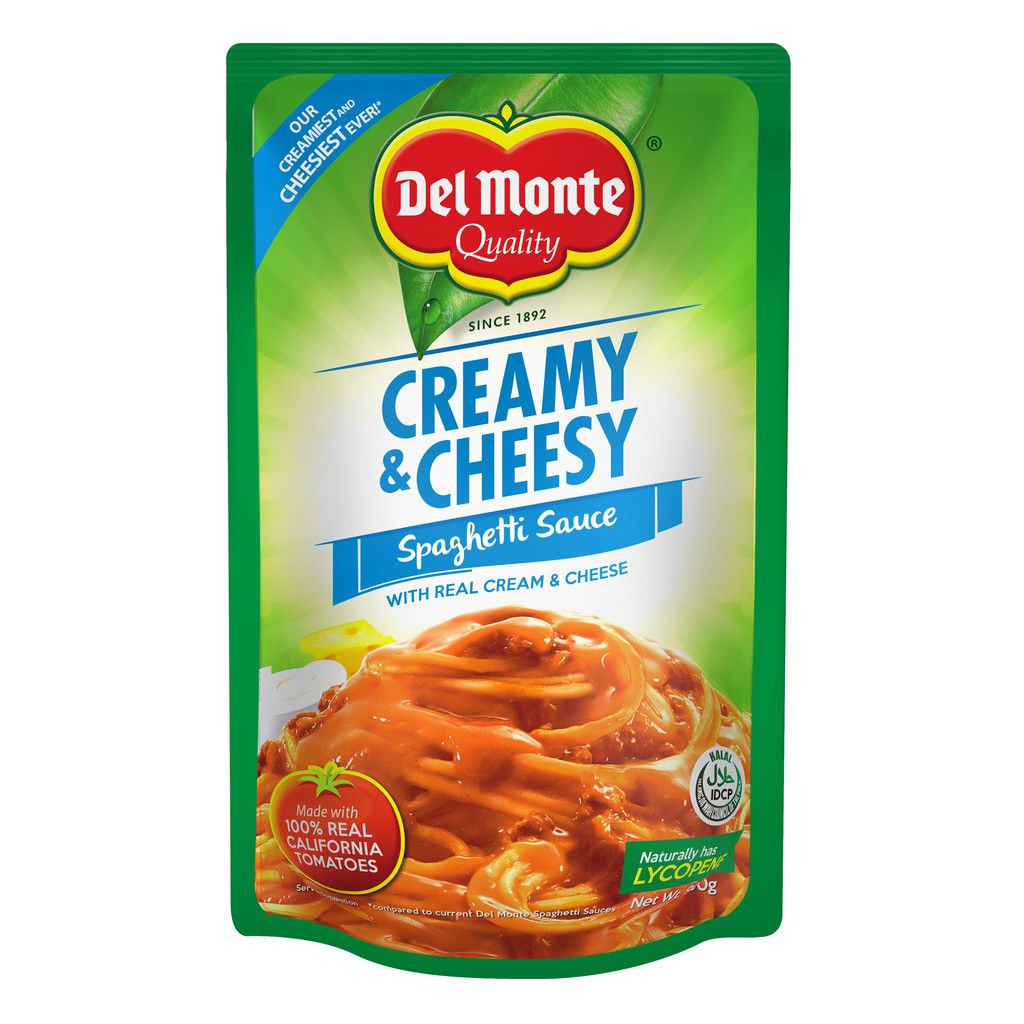 Del Monte Creamy & Cheesy Spaghetti Sauce 900g - OPXD | Shopee Singapore
