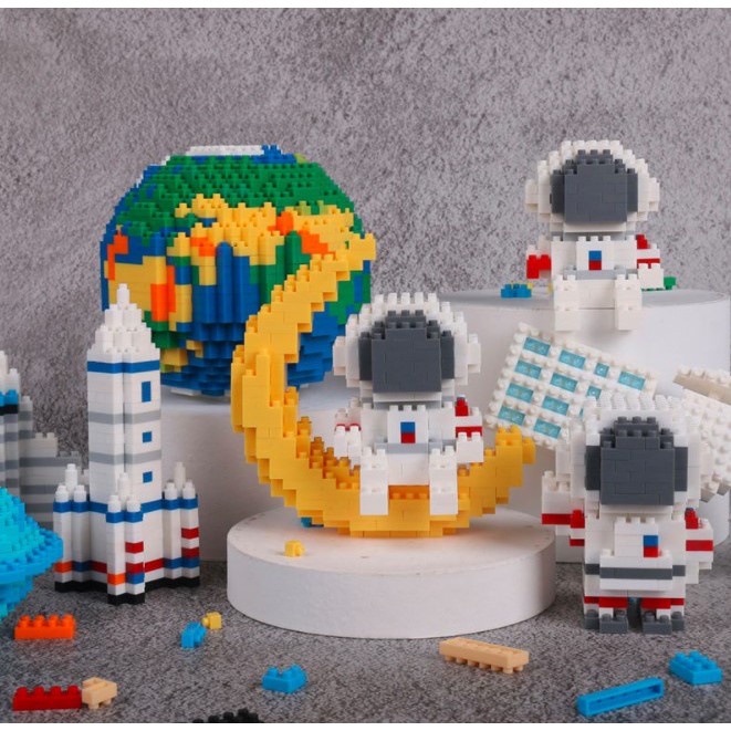Nano blocks Space Astronaut Series for Adults Kids Unique Design ...