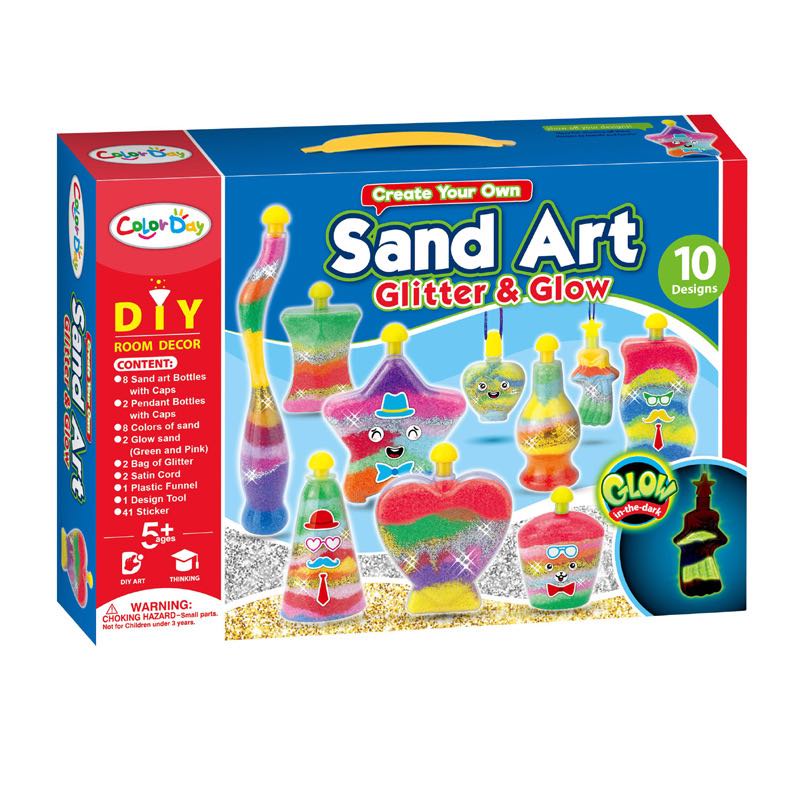 Magical Sand Art-Create Your Own Sand Art-Sand Art Glitter & Glow Kit ...