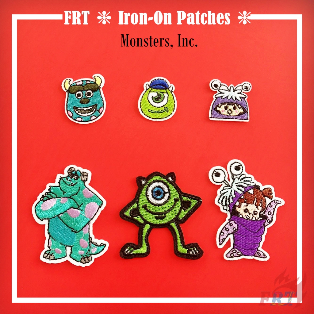 ☸ Disney：Monsters, Inc. - Series 04 Patch ☸ 1Pc Sulley / Mike / Boo Diy ...