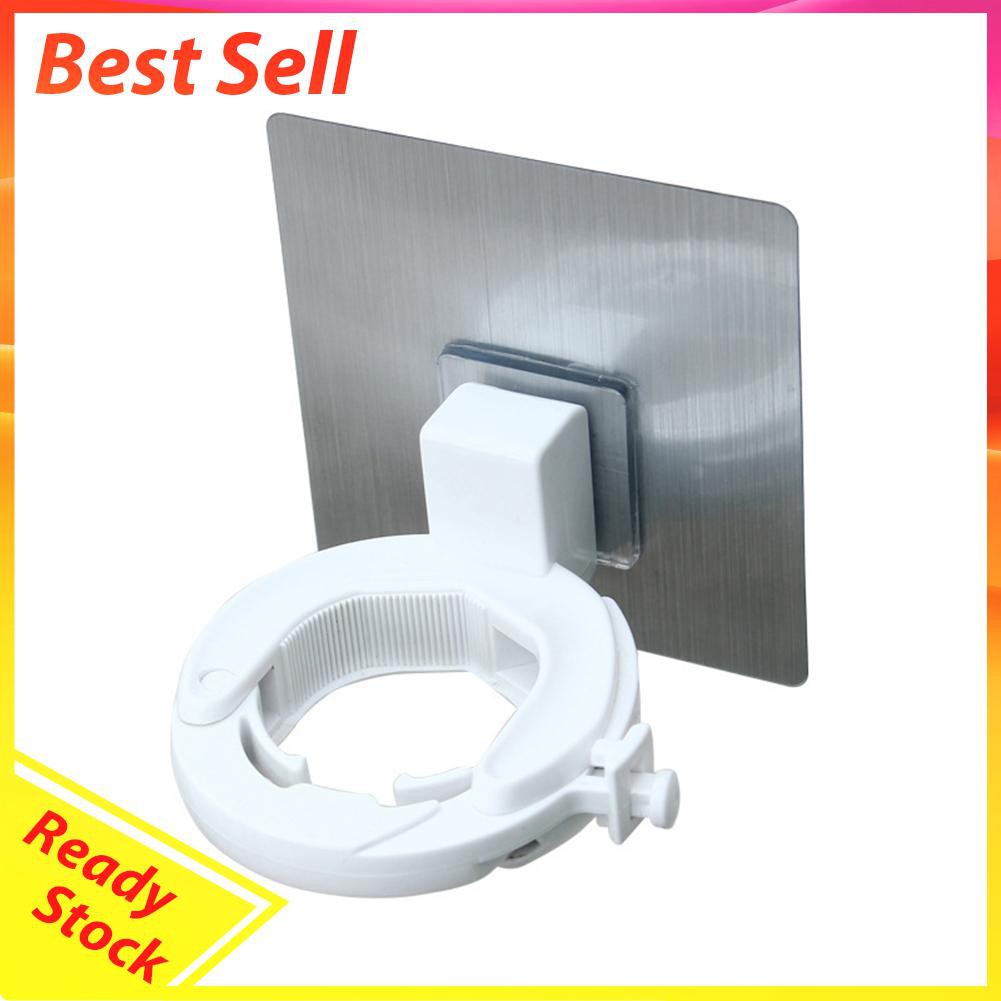 Wall Mounted Shampoo Bottle Shelf Self-Adhesive Liquid Soap Shower Gel ...