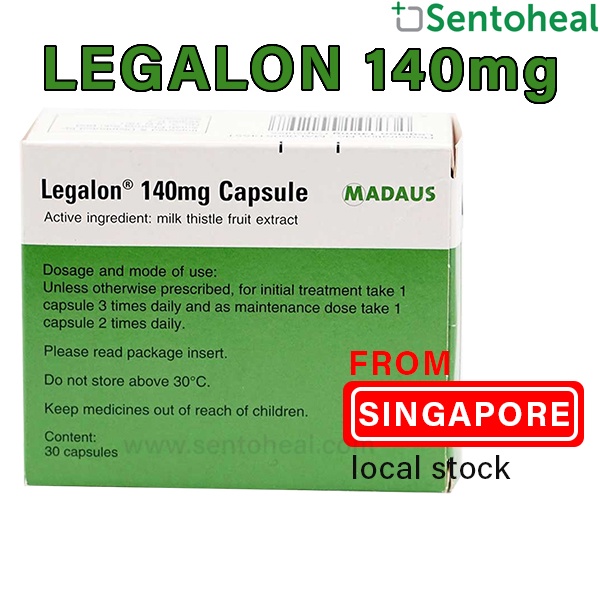Legalon 140mg 30 capsules - Silymarin extract/ Milk Thistle/ Liver ...