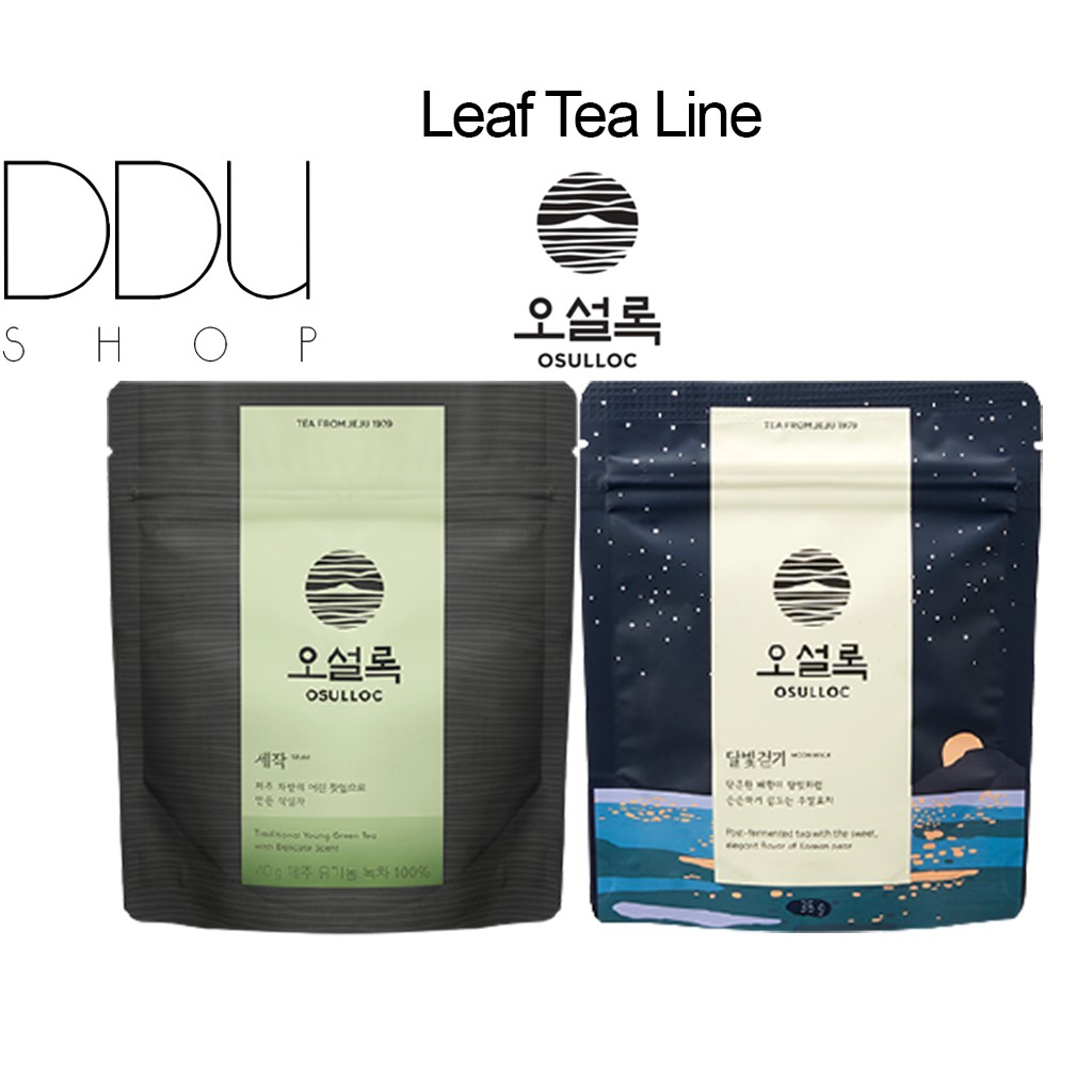 Osulloc / Leaf Tea Line / MoonWalk Tea 35g, Sejak Green Tea 40g ...