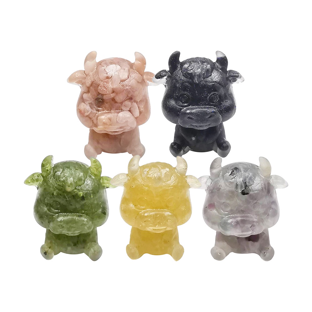 Ox Crystal Resin Decoration (13 Types to Choose) | Shopee Singapore