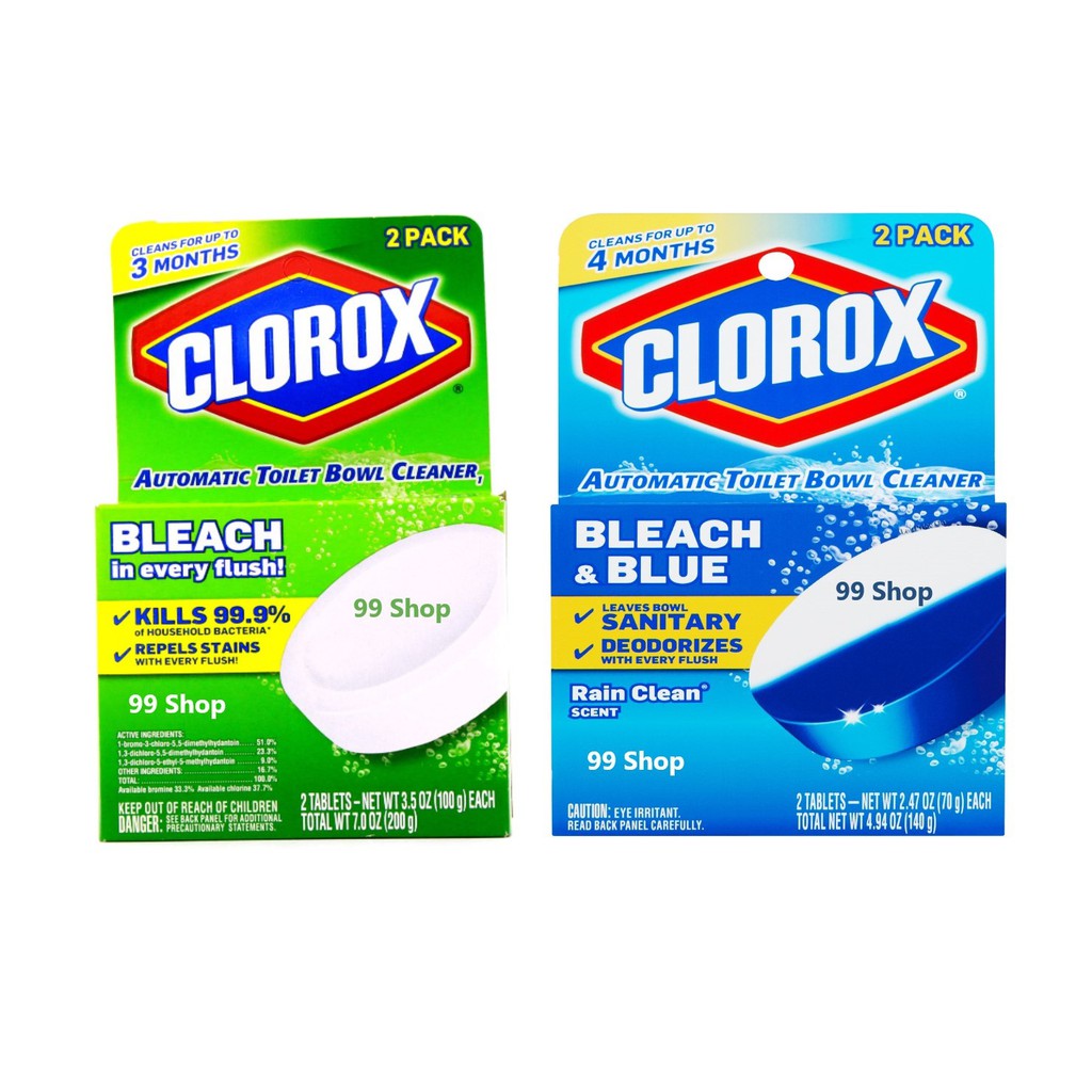 Clorox Tablet Automatic Toilet Bowl Cleaner Bleach Tablet (Green or ...