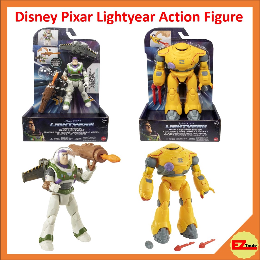 Mattel Disney Pixar Lightyear Mission / Battle Equipped Buzz Lightyear ...