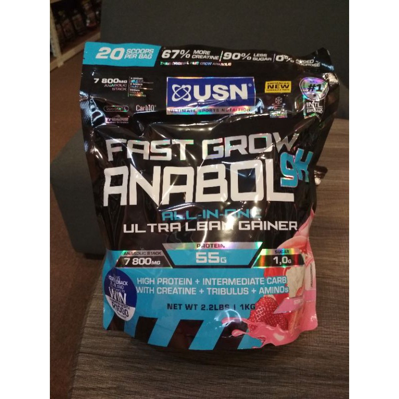 [Shop Malaysia] Fast Grow Anabol + GH USN( limited edition ) | Shopee ...