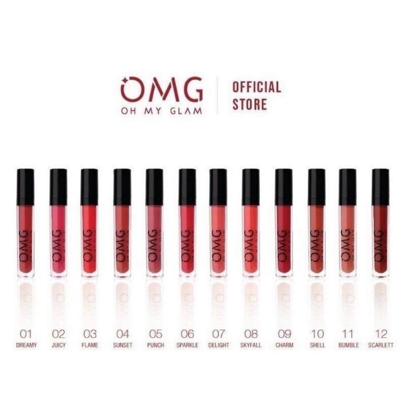 [LIPCREAM] Omg OH MY GLAM MATTE KISS LIP CREAM | Coffee EDITION ...