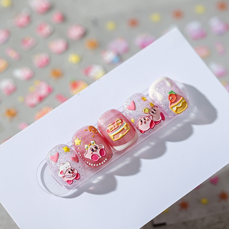 Japanese Style Thin Tough Nail Stickers pro Frosted Transparent ...