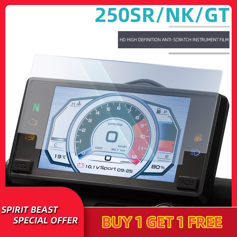 Spirit Beast Motorcycle speedometer Scratch Protection Film Dashboard ...