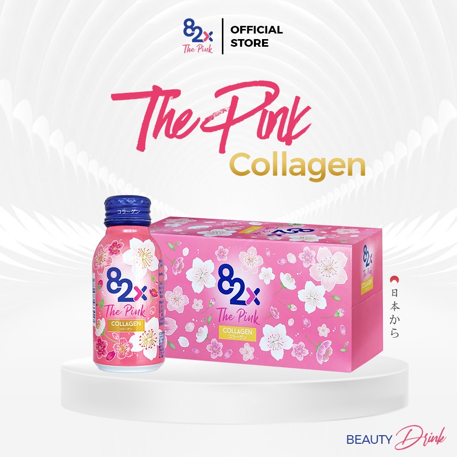 [Box of 10 bottles] Collagen The Pink 82X Japan 10,000mg fish collagen ...