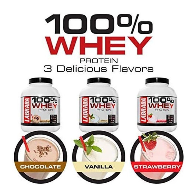Labrada Lean Body Whey Protein Powder 4.13lb (Chocolate/Vanilla ...