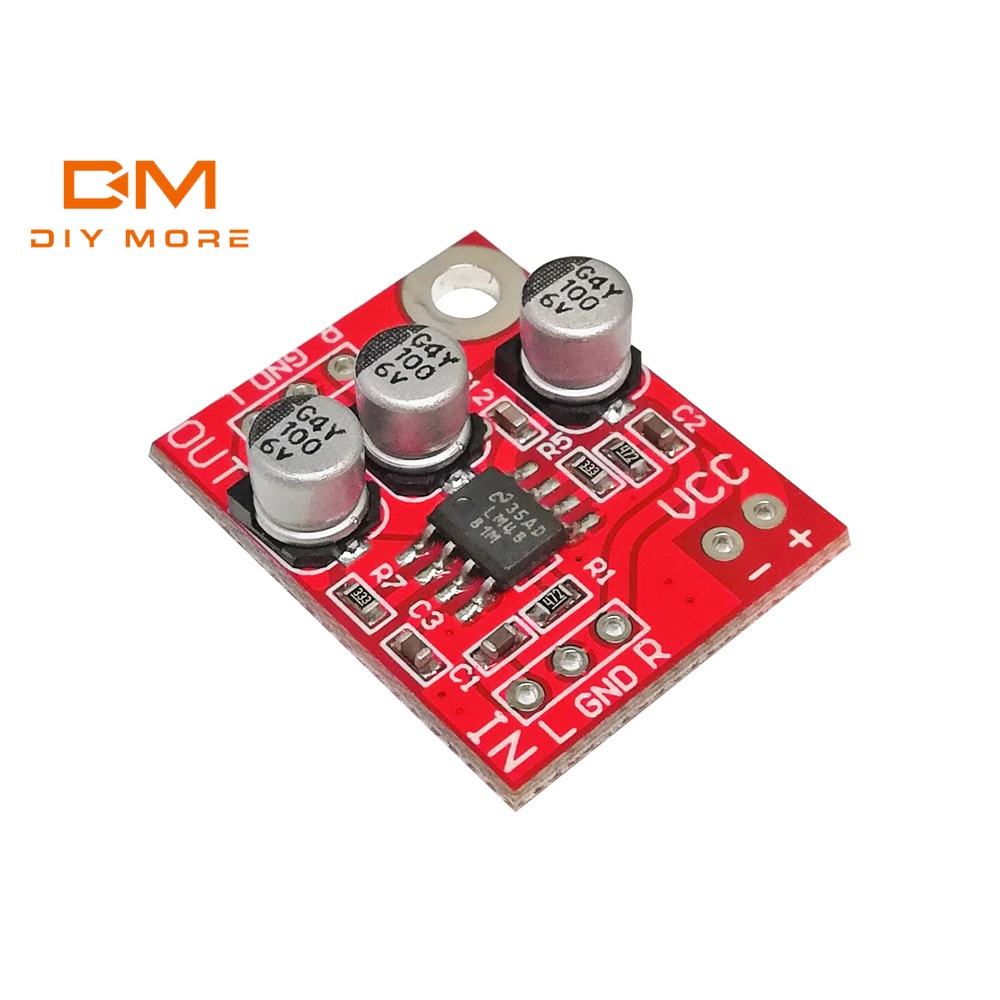 DIYMORE LM4881 Headphone Headset Amplifier Board Mini Audio ...