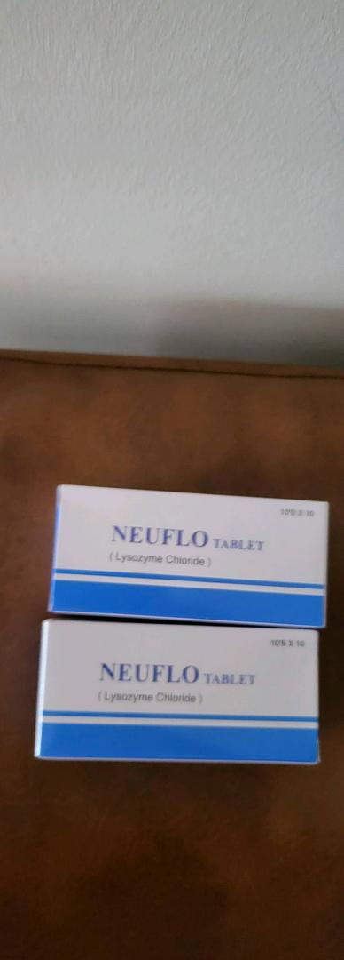 Neuflo Tablets (Lysozyme Chloride) 10 X 10s (Expiry 2025), 58% OFF