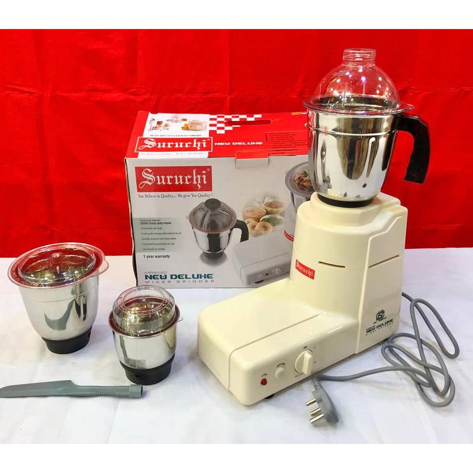 Suruchi New Deluxe Mixer Grinder(READY STOCK) | Shopee Singapore