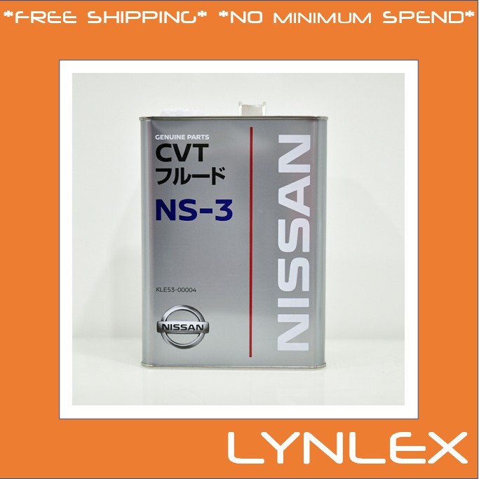 Nissan NS-3 CVT Fluid (Japan) - 4 Litre *FREE SHIPPING* *NO MIN SPEND ...