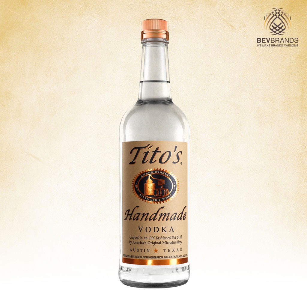 Tito's Handmade Vodka (Glass Bottle) 750 mL 40 Percent ABV | Shopee ...