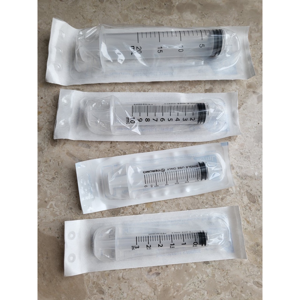 Dosing syringe/injector for aquarium tanks (Bundle of 4 sizes: 3ml, 5ml ...