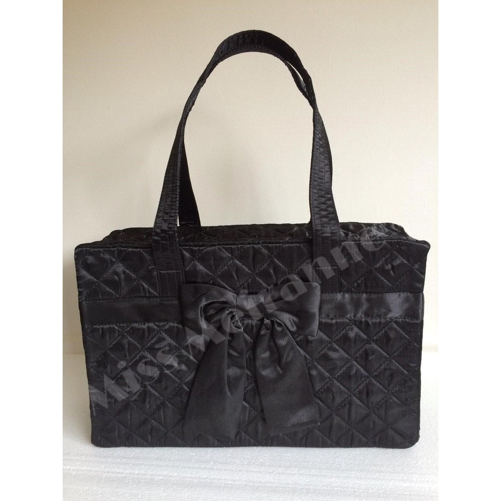 NaRaYa Satin Fabric Medium Rectangular Shoulder Travel Handbag | Shopee ...