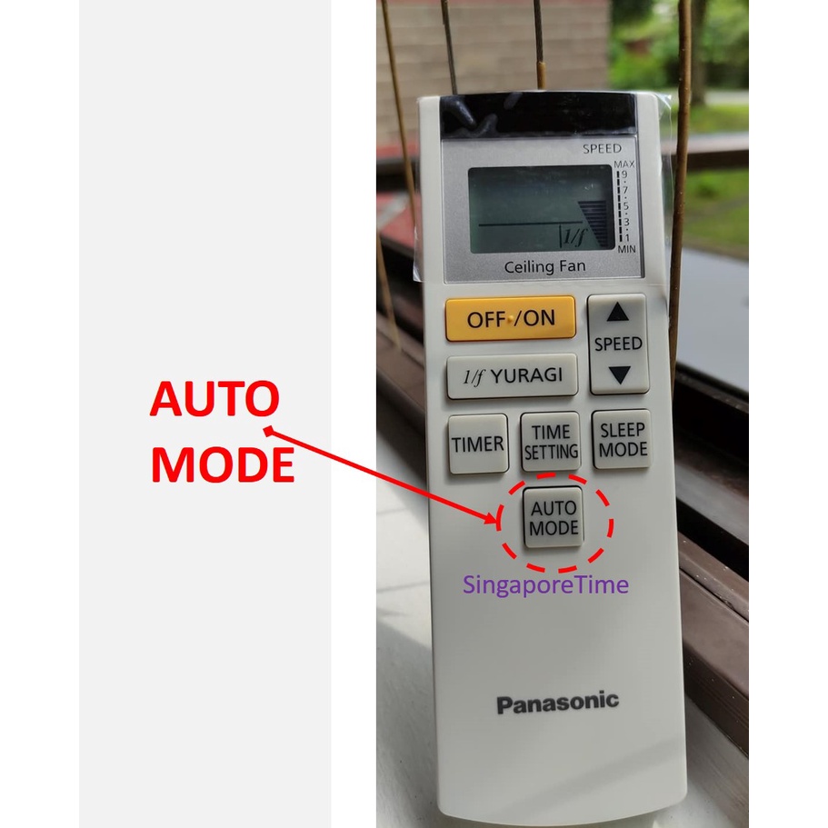 Panasonic Fan Panasonic F-M14HW Original remote control with AUTO mode ...