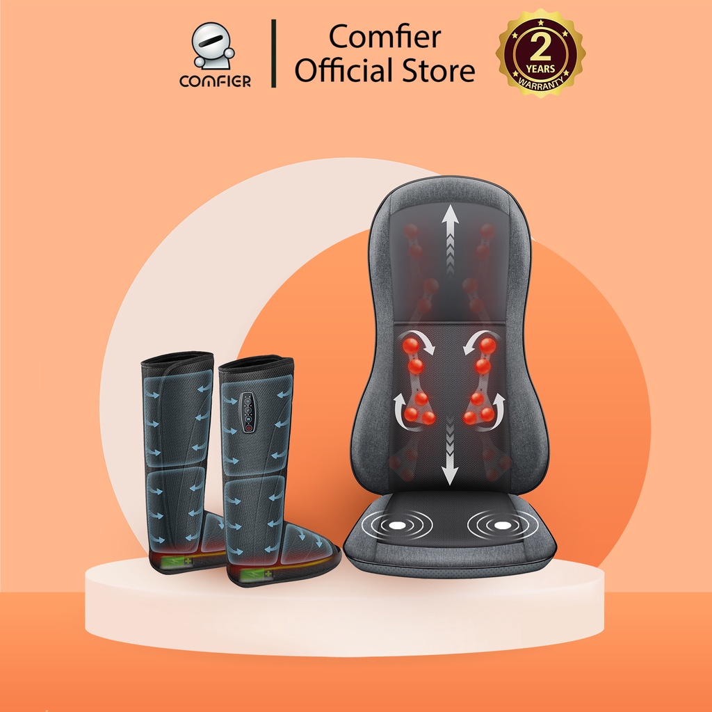 Comfier Full Back Knee Or Foot Massager Cf 2319 Cf 5701 Cf 5703 Cf 5812p 2 Yr Warranty