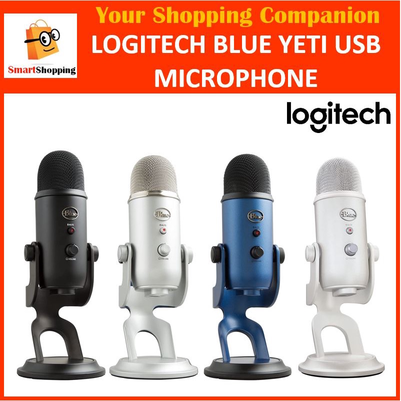 Logitech Creators Blue Yeti USB Microphone For Recording and Streaming ...