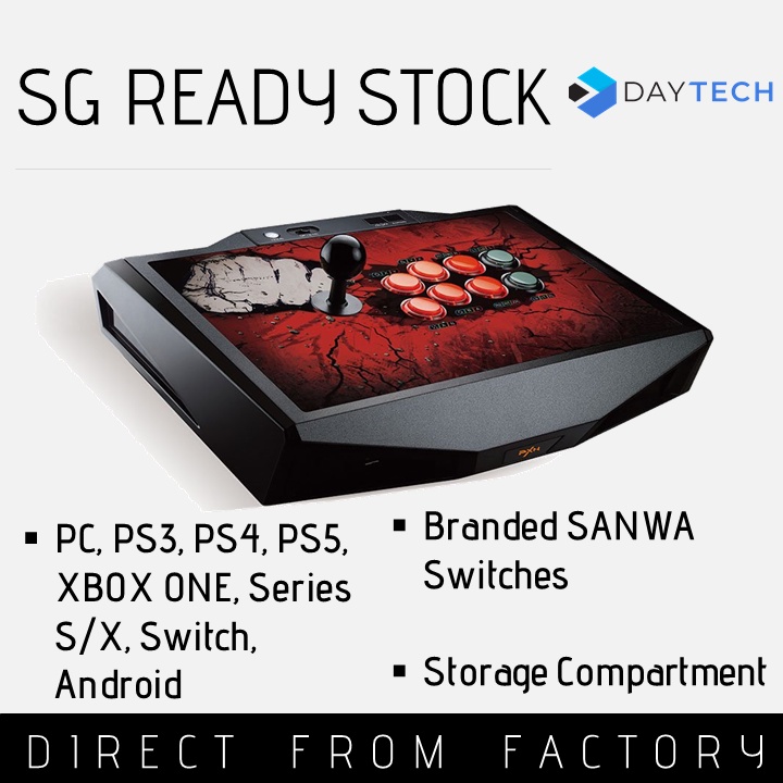 PXN X9 SANWA Arcade Fight Stick for PC PS4 PS3 XBOX One Series S X ...
