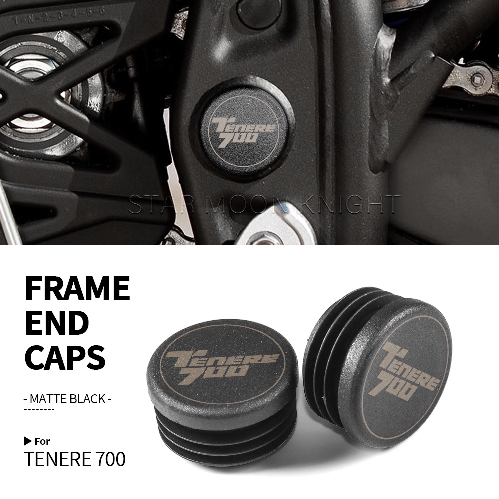 TENERE 700 Motorcycle Frame Hole Cover Caps Plug Decorative Frame Cap ...