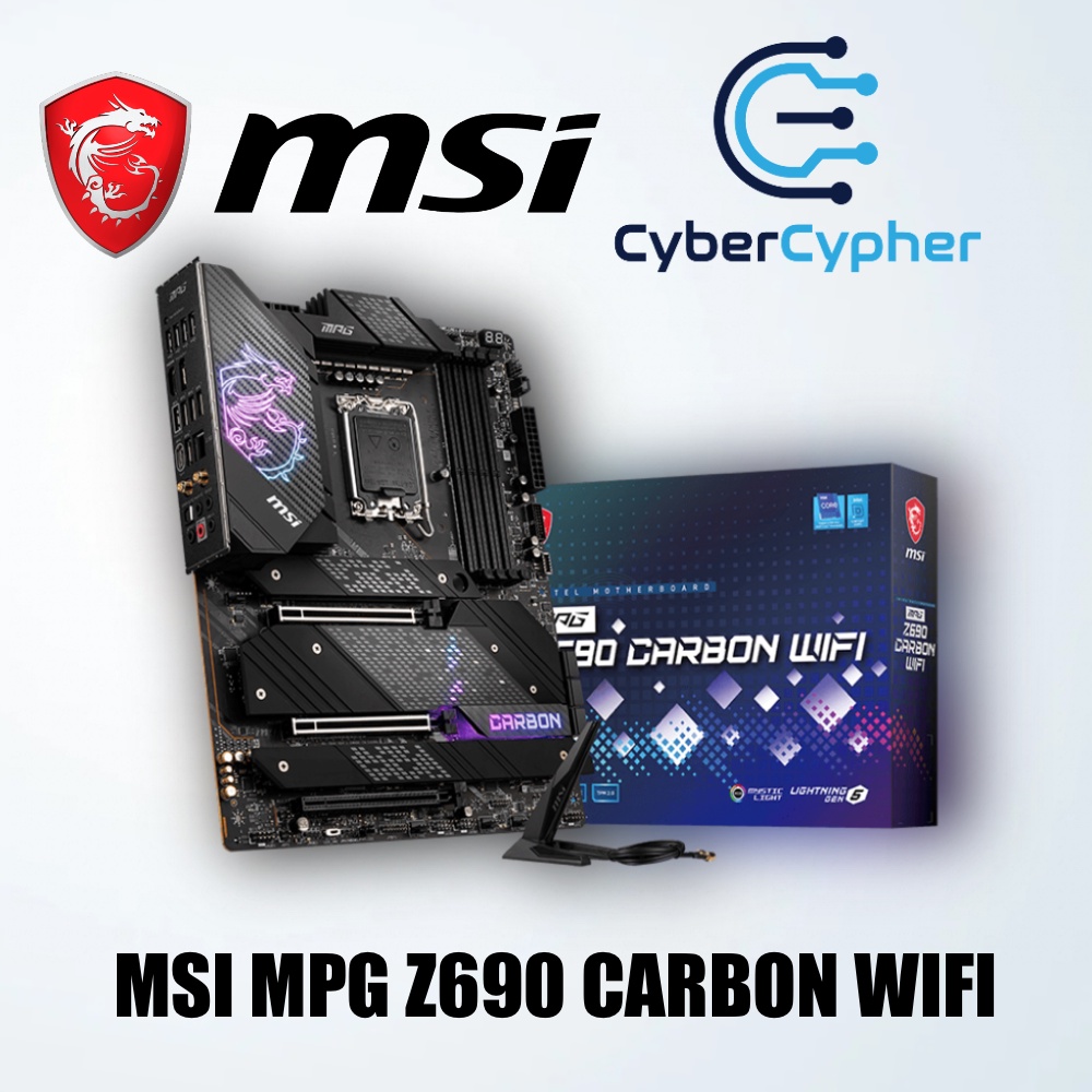 MSI MPG Z690 CARBON WIFI Intel 12th Gen LGA 1700 LGA1700 ATX ...