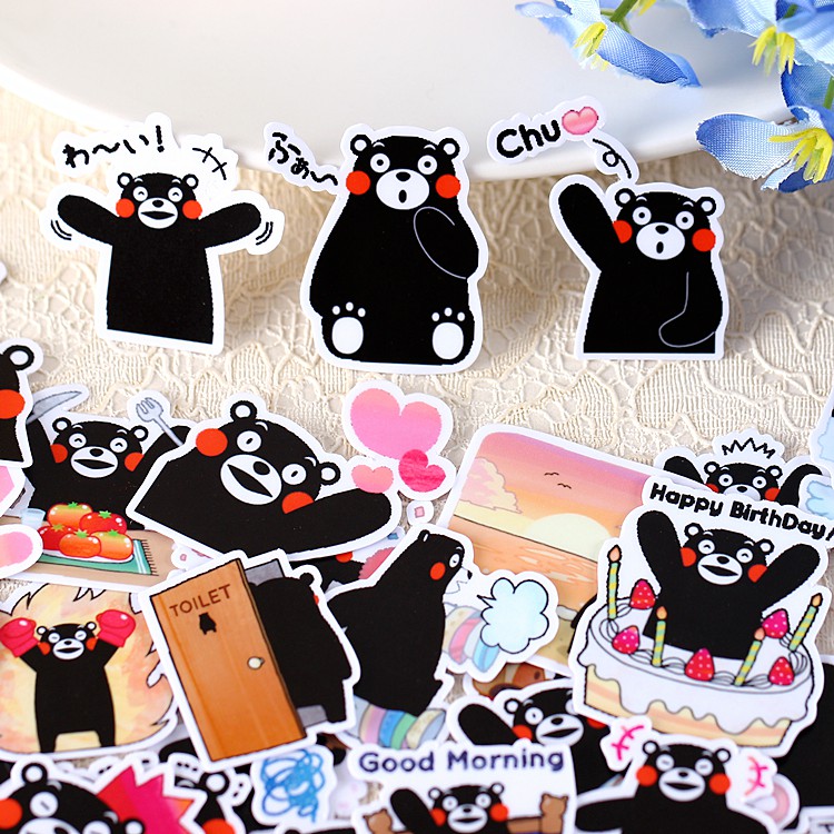 Kumamon's Adventures Scrapbook / Planner Stickers #87 | Shopee Singapore