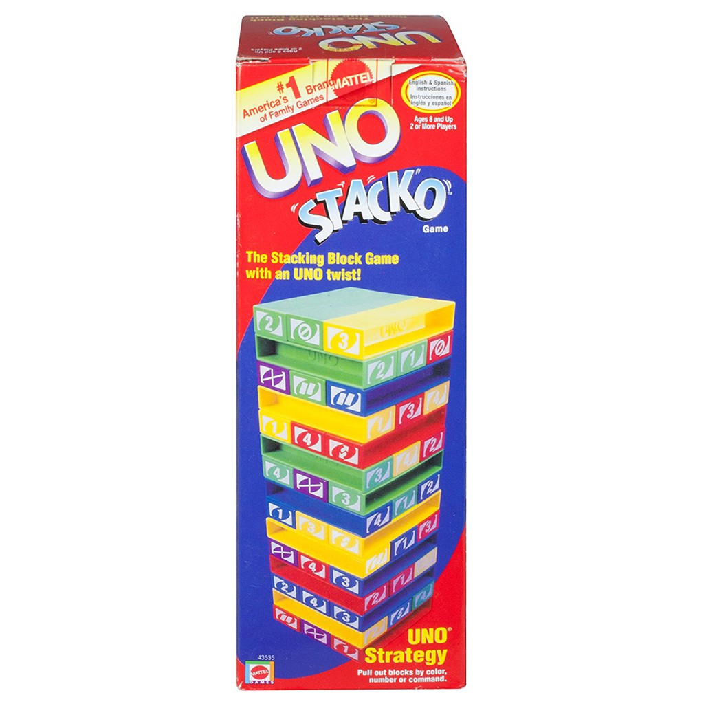 Mattel Games Uno Stacko | Shopee Singapore
