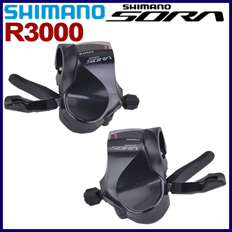 Shimano SORA R3000 Shifter 2x9 Speed 3x9 Road Bike Parts 2-Way Release ...