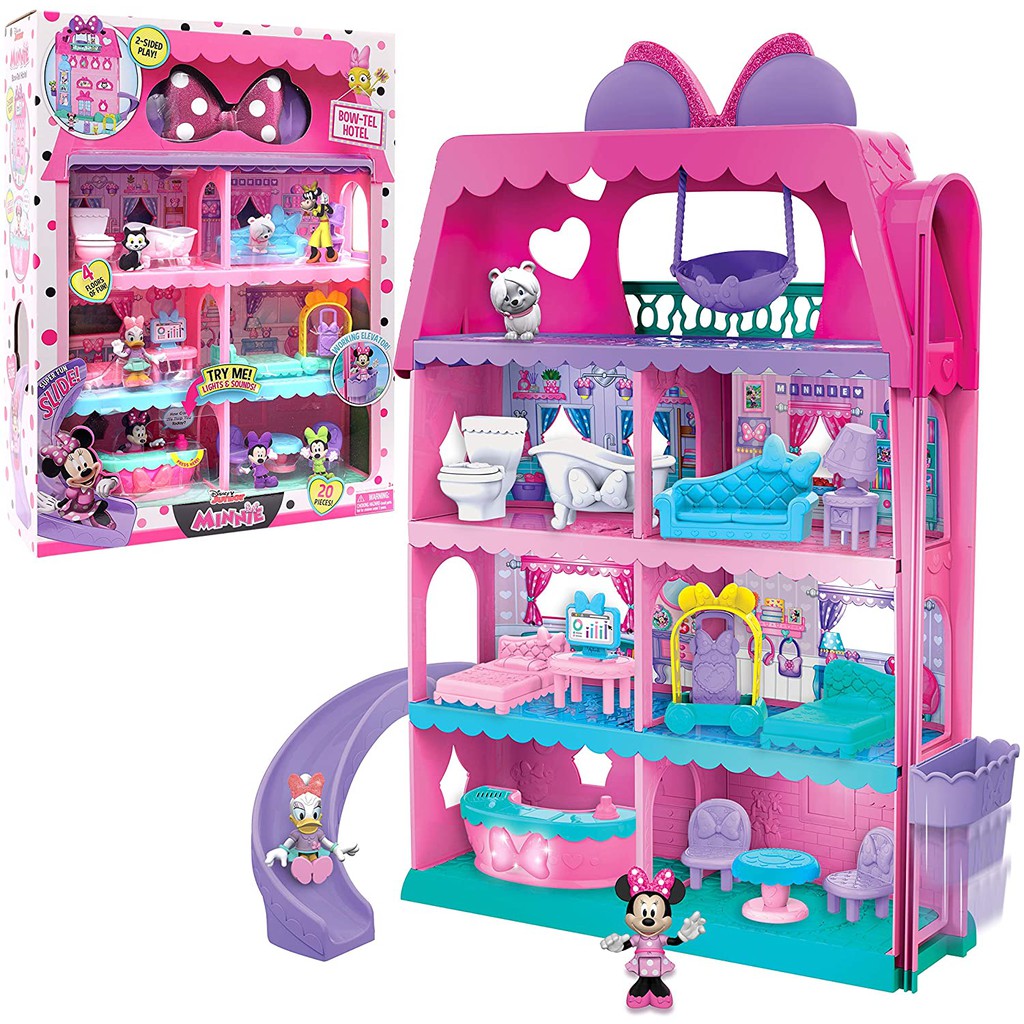 Disney Junior Minnie Mouse Bow-Tel Hotel | Shopee Singapore