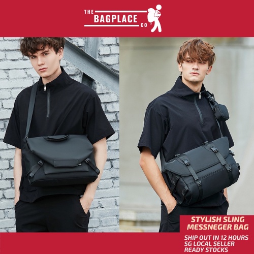 "SG SELLER" THEBAGPLACESG Sling Bag able to fit ipad/ 13 inch laptop ...