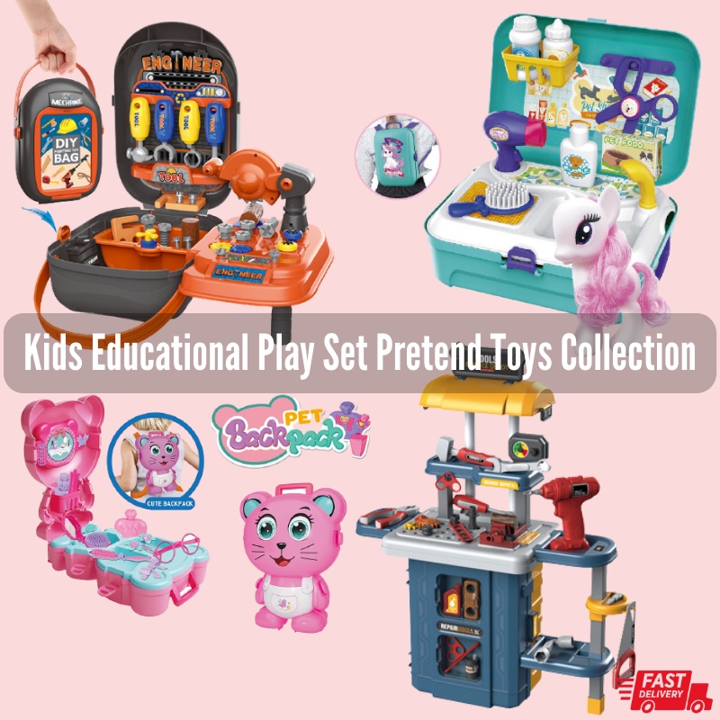 Kids Educational Play Set Pretend Toys Collection | Shopee Singapore