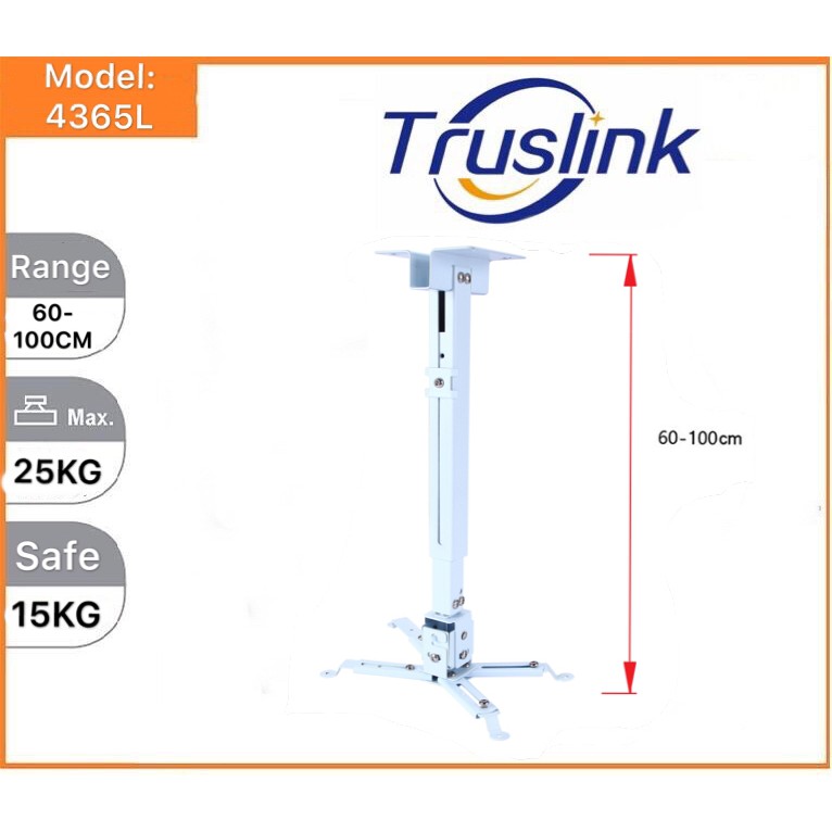 Universal Extendable Swivel Adjustable Tilt DLP LCD Ceiling Projector ...
